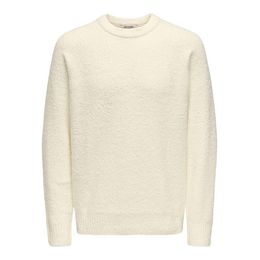Only & Sons ONLY & SONS Pullover "Dale" in Creme - 48% | Gr&ouml;&szlig;e XL | Herren-plussize