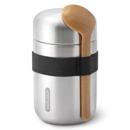 Black+Blum Thermo-Lunchbecher "Food Flask" in Silber/ Schwarz - 400 ml - 11% | Damen-outdoor-ausruestung