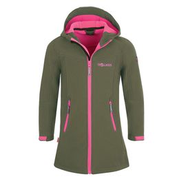 Trollkids Softshellmantel "Lillesand" in Khaki - 56% | Gr&ouml;&szlig;e 116 | Kinder-outdoor-jacken
