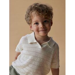 Lil Atelier Poloshirt "Glivo" in Creme - 41% | Größe 110 | Kinder-oberteile