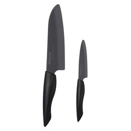 Kyocera 2tlg. Küchenmesser-Set ''Shin'' in Schwarz - 28% | Kuechenhelfer