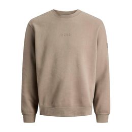 Jack & Jones Jack & Jones Sweatshirt "Point" in Beige - 27% | Gr&ouml;&szlig;e M | Herren-plussize