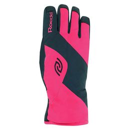Roeckl Sports Ski-/ Snowboardfingerhandschuhe "Axams GTX" in Pink/ Schwarz - 37% | Gr&ouml;&szlig;e 5 | Kinderhandschuhe