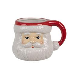Clayre & Eef Clayre & Eef Tasse in Rot/ Wei&szlig; - (B)11 x (H)14 x (T)9 cm - 31% | Gedeckter-tisch