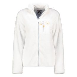 Geographical Norway Fleecejacke "Precious" in Wei&szlig; - 55% | Gr&ouml;&szlig;e 152 | Kids-fleecejacken-fleecepullover