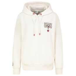 Sublevel Hoodie in Creme - 55% | Gr&ouml;&szlig;e XS | Damen-sweatshirts-jacken