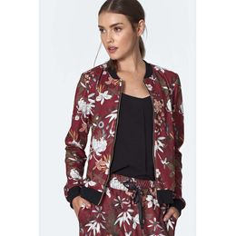 Nife Cardigan in Rot/ Schwarz - 74% | Gr&ouml;&szlig;e 38 | Damen-pullover-cardigans