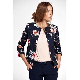 Nife Blazer in Dunkelblau/ Bunt - 70% | Gr&ouml;&szlig;e 44 | Damenjacken