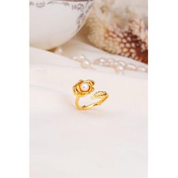 Pierres delicates Vergold. Ring mit Zierperle - 70% | Schmuck