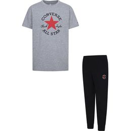 Converse 2tlg. Outfit in Grau/ Schwarz - 47% | Gr&ouml;&szlig;e 92/98 | Kinder-oberteile