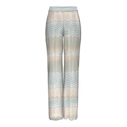 Only Hose "Alvira" in Hellblau/ Beige - 48% | Gr&ouml;&szlig;e S | Damenhosen
