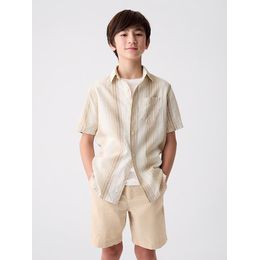 GAP Hemd in Beige - 66% | Gr&ouml;&szlig;e 116/122 | Kinder-blusen-hemden