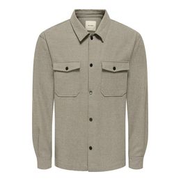 Only & Sons ONLY & SONS Hemd "Marrk" in Beige - 50% | Gr&ouml;&szlig;e XL | Herren-plussize