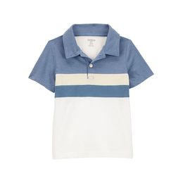 Oshkosh Poloshirt in Blau/ Creme - 44% | Gr&ouml;&szlig;e 104 | Kinder-oberteile