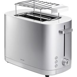 Zwilling Toaster Zwilling Enfinigy, Silber, Metall, Kunststoff, Kr&uuml;melschublade, Br&ouml;tchenaufsatz, Auftaufunktion, Schnellstoppfunktion, automatischer Auswurf nach R&ouml;stende, automatische Zentrierung der Toastscheibe, Bagel-Funktion, K&uuml;chenger&auml;te, Toaster