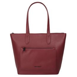 Shopper Betty Barclay, Damen, Gr. B/H/T: 42cm x 30cm x 13cm onesize, rot, Kunstfaser, leicht glänzend, unifarben, Taschen Shopper