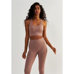 Sport-BH BESHAPED "Femme Force", Damen, Gr. L, rosa, 90% Nylon, 10% Elasthan, unifarben, BHs Sport-BH, mit nahtloser Technologie