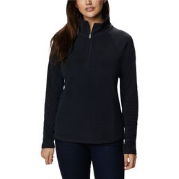 Fleeceshirt Columbia "GLACIAL IV 1/2 ZIP", Damen, Gr. L (42/44), schwarz, Fleece, Obermaterial: 100% Polyester, normal, hoch geschlossener Ausschnitt, Raglan&auml;rmel abgesteppt, Shirts, Leichtes Material