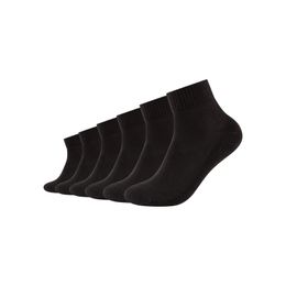Camano Kurzsocken &raquo;ca-soft&laquo; 6 Stk. tlg. mit verst&auml;rktem Zehenbereich black 43-46 43-46 Socken von Camano