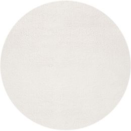 MERINOS Teppich &raquo;Loft 37&laquo; rund 16 mm H&ouml;he Kunstfellteppich besonders weich und kuschelig, Fell Haptik creme Obermaterial: 100% Polyester &Oslash; 200 cm...