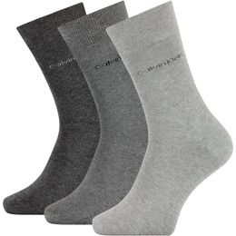 Calvin Klein Socken »CK MEN SOCK 3P« 3 Paar, 3 Stk. tlg. mit Markenschriftzug grey combo - (39/44) - (39/44) Herrensocken von Calvin Klein