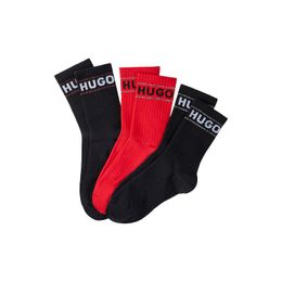 HUGO UNDERWEAR Freizeitsocken »3P QS GIFT LOGO C« 3, mit Label bunt 36-42 36-42 3er-Socken Set von HUGO Underwear
