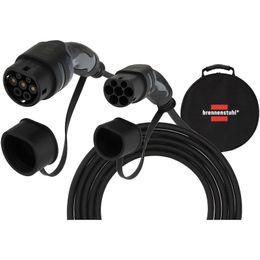 Fa.Brennenstuhl BRENNENSTUHL Autoladekabel &raquo;EV Typ-2 7m 11kW IP55&laquo; 700 cm schwarz Das Ladekabel wird mit einer Transporttasche geliefert, sodass es einfach...