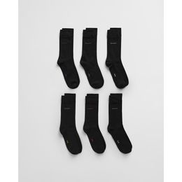 Gant Socken Packung, 6er black 43-45 43-45 6er Pack Socken von Gant