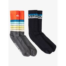 Quiksilver Socken &raquo;Swell&laquo; Charcoal Heather Einheitsgr&ouml;&szlig;e Einheitsgr&ouml;&szlig;e 2 Paar pro Packung