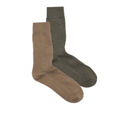Jack & Jones JACK & JONES Freizeitsocken &raquo;JAC &ndash; Socken im 2er-Pack mit Stretch f&uuml;r optimale Passform&laquo; Packung, 2 Stk. tlg. basic, Baumwollmischung Walnut Socken...