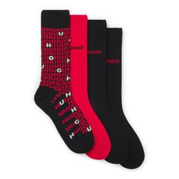 HUGO UNDERWEAR Socken »4P GIFT TORTUGA« 4 Paar tlg. mittelhoch, mit Logo-Details, in Geschenkbox Black 001 40-46 40-46 4er Pack Socken von Hugo