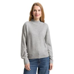 Tom Tailor Strickpullover, mit Rippbündchen medium silver grey XXL XXL Pullover von Tom Tailor