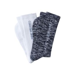 Calvin Klein Jeans Socken 2 Stk. tlg. mit seitlichem Logoschriftzug china blue Herrensocken im Doppelpack