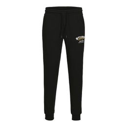 Jack & Jones PlusSize JACK & JONES PLUSSIZE Sweathose »JPSTGORDON YUKI SWEAT PANTS PLS« Black 42 (4XL) - N-Gr N-Gr 42 (4XL) Bequeme Sweathose von Jack & Jones Plus Size