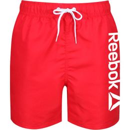 Reebok Badeshorts »Yestin«, 1 Stk. mit Kordelzug und elastischem Bund, mit Logo, basic rot XL - N-Gr N-Gr XL Badehose von Reebok