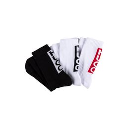 HUGO UNDERWEAR Freizeitsocken »3P QS BACK LABEL CC« Packung, 3er Pack, 3 Paar tlg. mit kontrastfarbenen Logoschriftzug Open Miscellaneous 960 43-46...