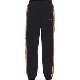 Fubu Jogginghose &raquo;Damen FM234-018-1 Corporate Track Pants&laquo; black/cognac/off white L - US-Gr&ouml;&szlig;en US-Gr&ouml;&szlig;en L Bequeme Sweathosen f&uuml;r Freizeit und Sport