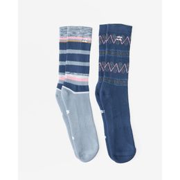 Billabong Socken »Paisley« Navy Einheitsgröße Einheitsgröße Stoff: Baumwoll-Nylon-Elasthan-Mischgewebe