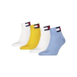 Tommy Hilfiger Kurzsocken mit Logostickerei blue/yellow/white 39-42 39-42 Herrensocken von Tommy Hilfiger