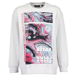 Blue Seven Sweatshirt &raquo;Teenager Jungen Sweatshirt&laquo;, 1 Stk. 001 - WEISS 164 164 Jungen Sweatshirt mit gro&szlig;em Frontdruck