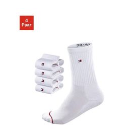 Tommy Hilfiger Socken 4 Stk. tlg. mit Fu&szlig;frottee wei&szlig; 39-42 39-42 Socken von Tommy Hilfiger