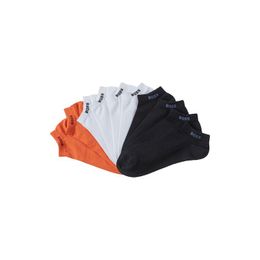 BOSS Sneakersocken »5P AS Uni CC« Packung, 5 Paar tlg. mit Label orange-weiß-schwarz 39-42 39-42 5er Pack Sneakersocken von BOSS