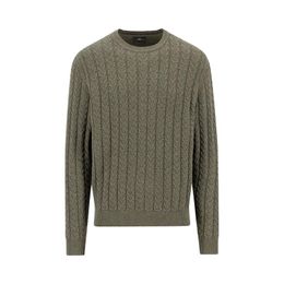 Fynch-Hatton Herren Fynch-Hatton Strickpullover mit Zopfmuster und Wolle XXL