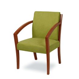 Home Affaire Esszimmerstuhl »G98 George Armlehnstuhl, Sessel, Loungesessel, Stuhl, Made in Italy« () 1 Stk. green + kirschbaum 100% Polyester