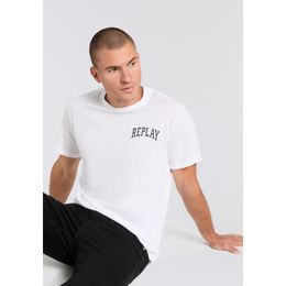 Replay T-Shirt white M M Kurzarm: perfekt f&uuml;r die w&auml;rmeren Tage oder als Layering-Basis