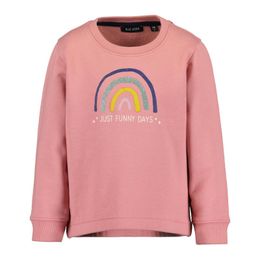 Blue Seven Sweatshirt &raquo;M&auml;dchen Sweatshirt&laquo;, 1 Stk. 452 - MAUVE 98 98 Sweatshirt mit coolem Regenbogen-Print