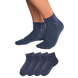Tommy Hilfiger Kurzsocken 4 Paar tlg. mit druckfreien Nähten jeans 39-42 39-42 Herrensocken von Tommy Hilfiger