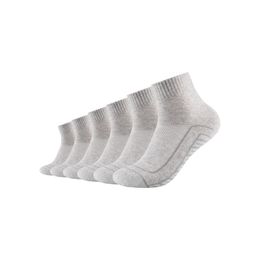 Camano Kurzsocken &raquo;ca-soft&laquo; 6 Paar tlg. mit verst&auml;rktem Zehenbereich fog melange 35-38 35-38 Socken von Camano