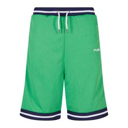 Fubu Shorts &raquo;Herren FM222-009-2 Corporate Mesh Shorts&laquo; green/navy S - US-Gr&ouml;&szlig;en US-Gr&ouml;&szlig;en S Leichte Mesh-Shorts f&uuml;r Sport und Freizeit