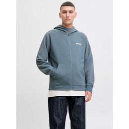 Jack & Jones JACK & JONES Kapuzensweatshirt &raquo;JJTHATCHER SWEAT ZIP HOOD&laquo; Stormy Weather S S Sweater von Jack & Jones